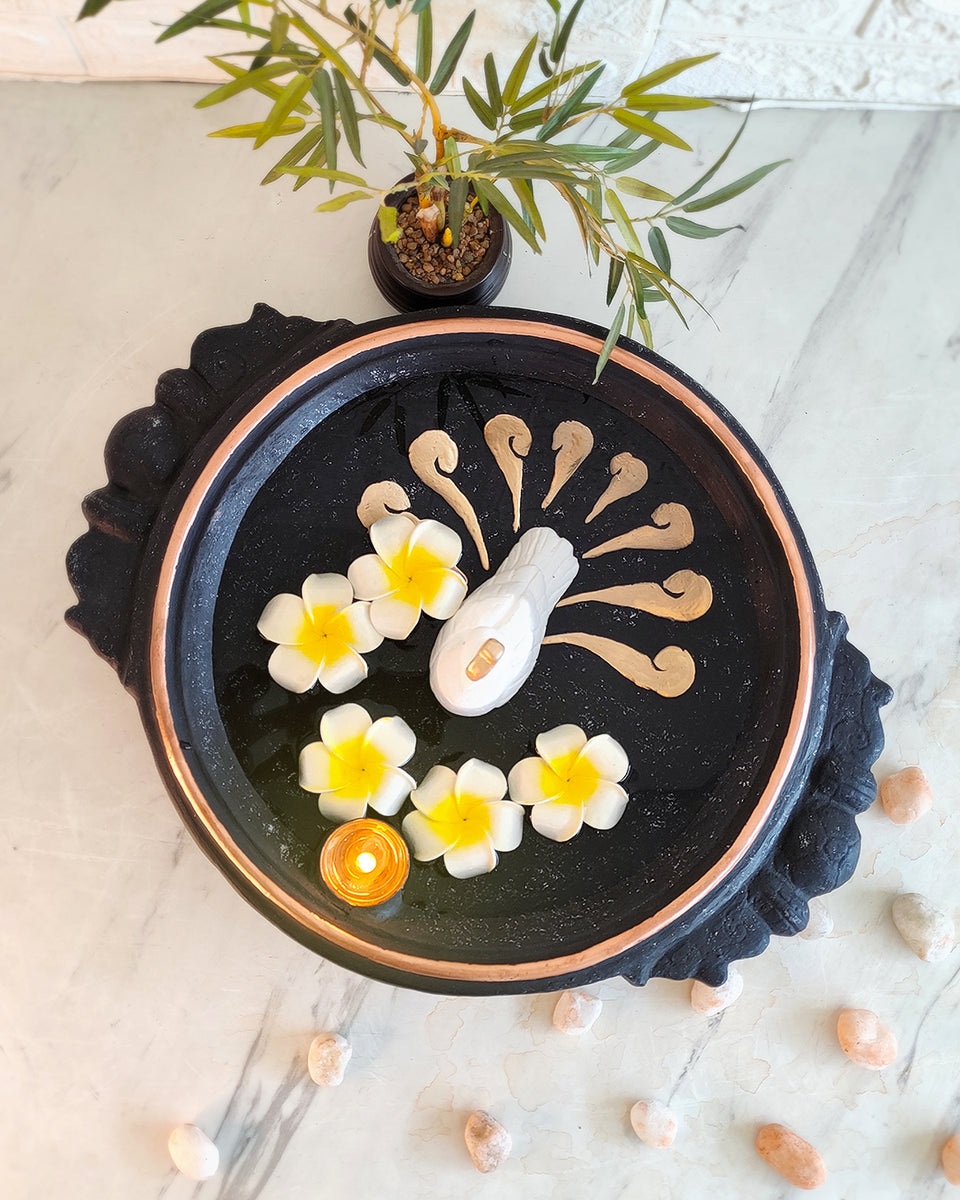 Decorative Stone Uruli for flower decoration | Annam Urli – Greymode
