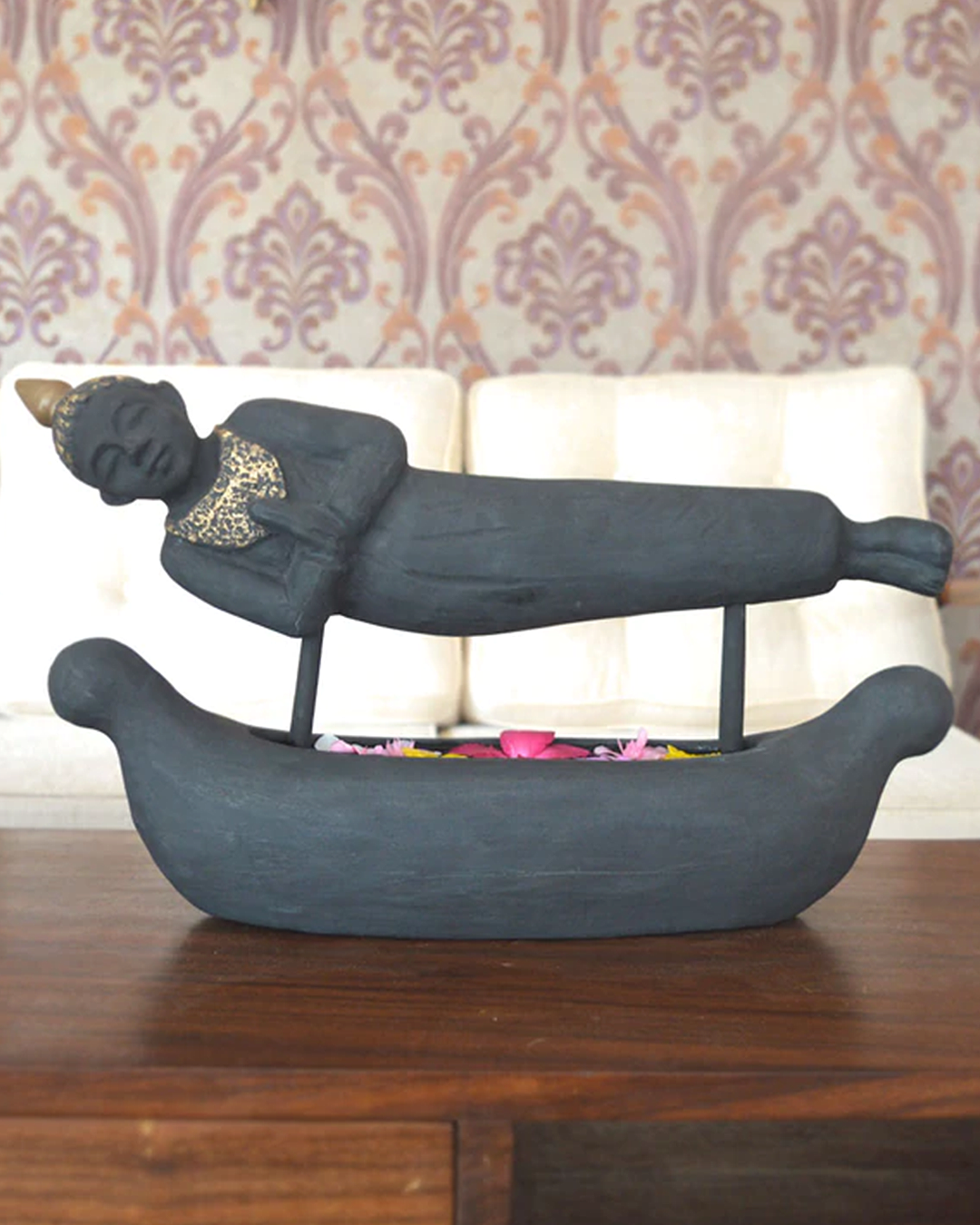 Buy Floating Buddha decor Online | Padagu Uruli – Greymode